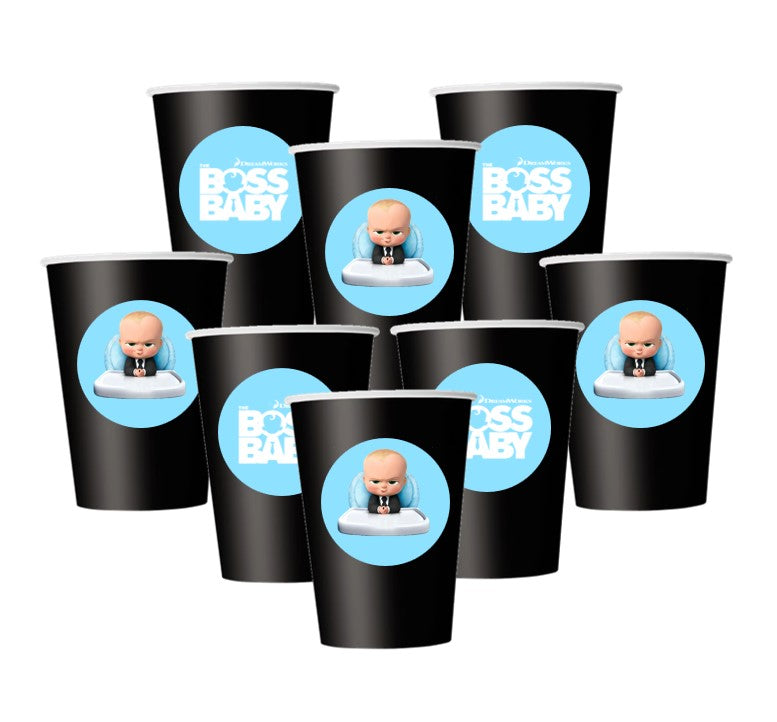 Boss Baby Party Cups, 8 pack, 9oz Paper Cups, Ships from USA – Party ...