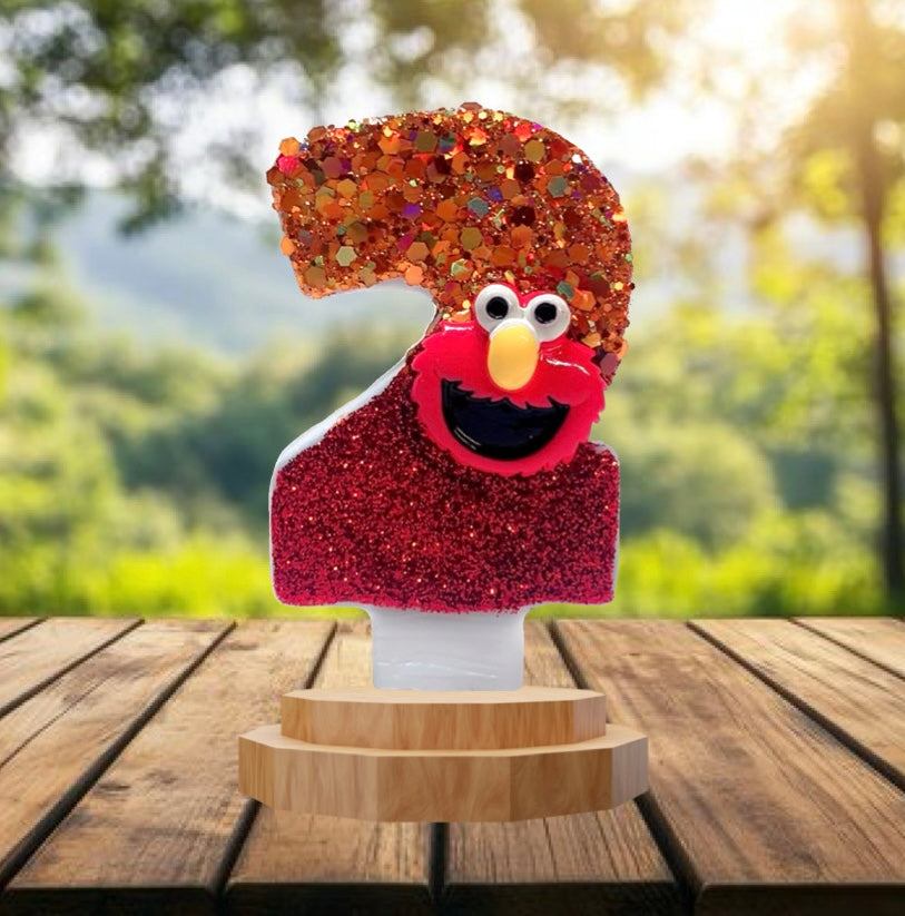 Elmo Number 1 2 3 Birthday Candle – Party Mania USA