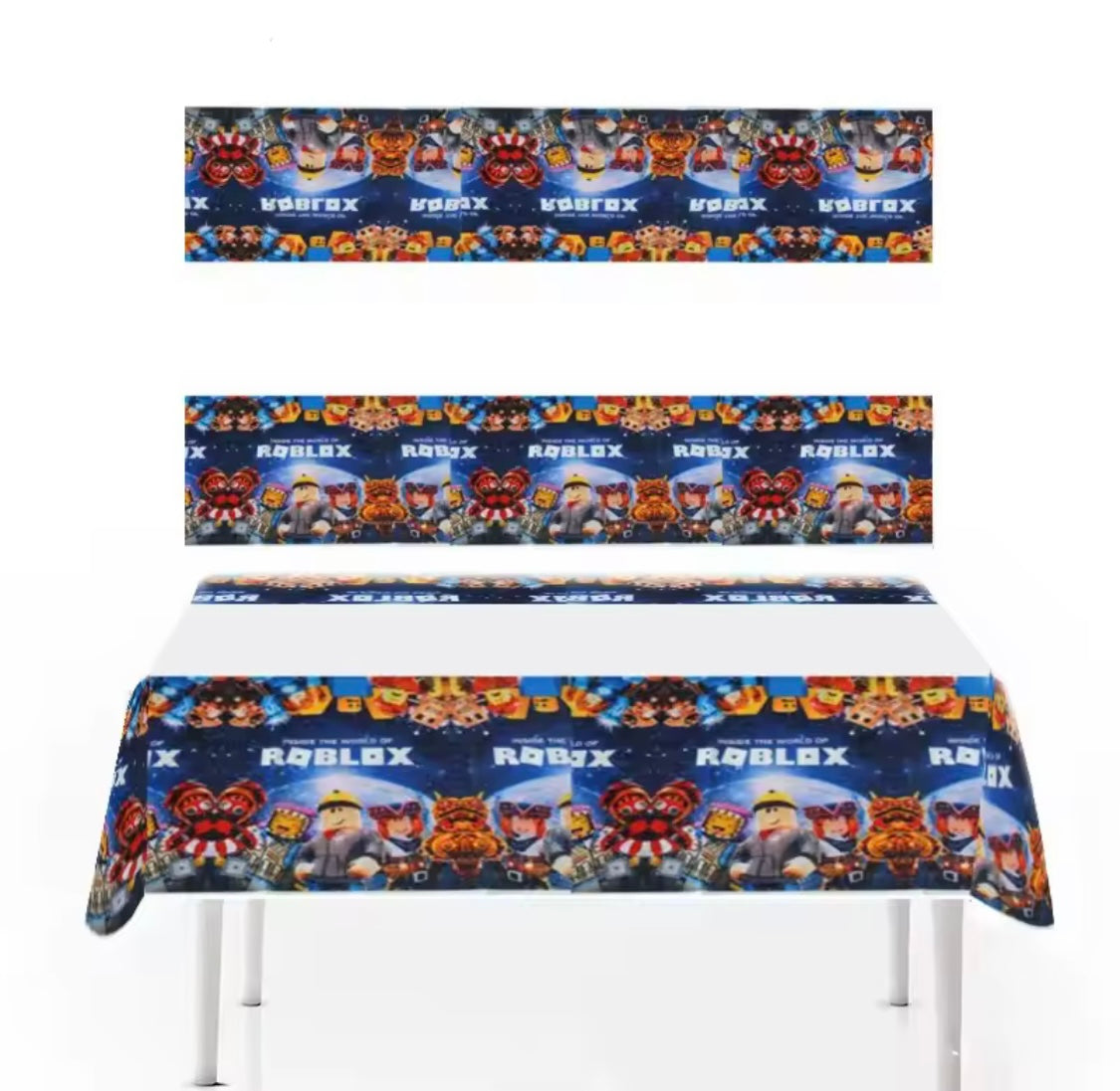Roblox Plastic Table Cover 3.5ft x 6ft, Party Supplies Decoration ...
