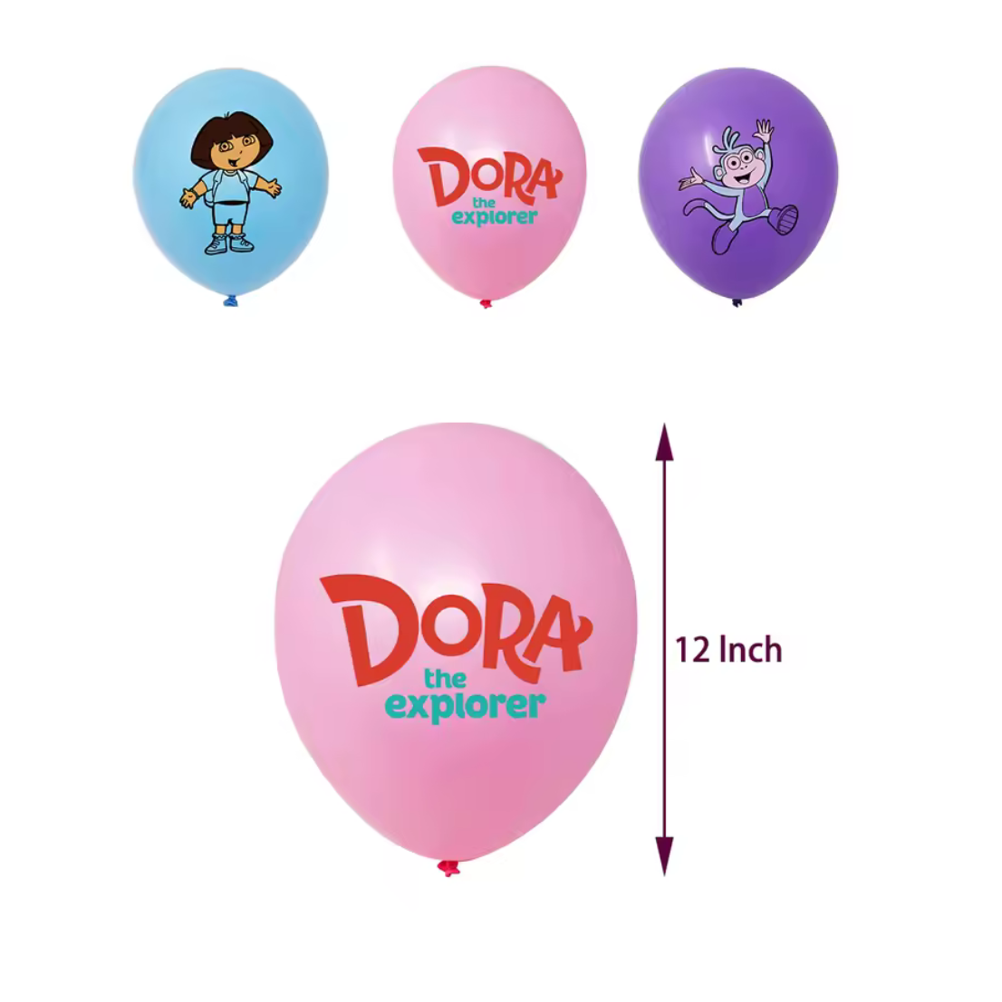 8pc Dora the Explorer Balloons, 32” Character – Party Mania USA