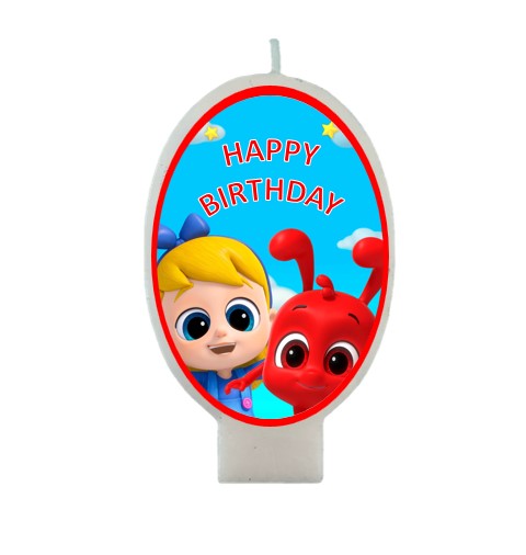 Morphle Birthday Candle – Party Mania USA