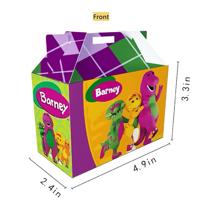 8pk Barney Baby Bop Bj and Riff Favor Goodie Boxes, Small Size – Party ...
