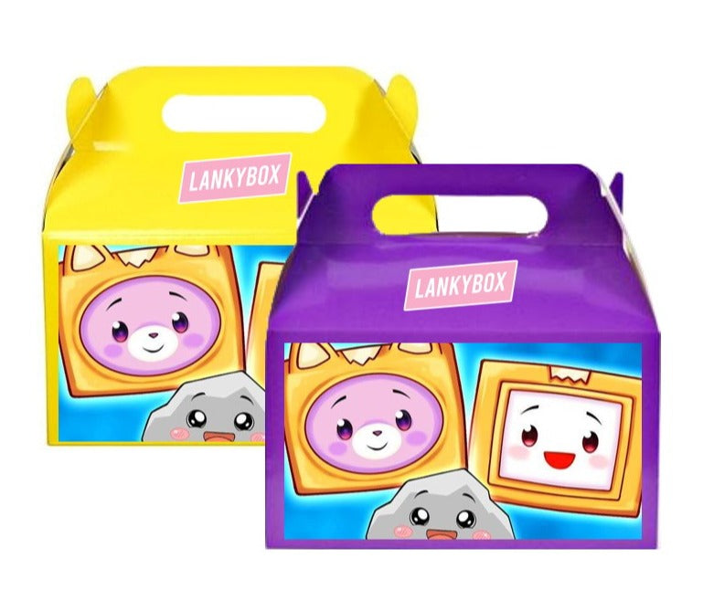 Lankybox Treat Favor Boxes 8ct – Party Mania USA
