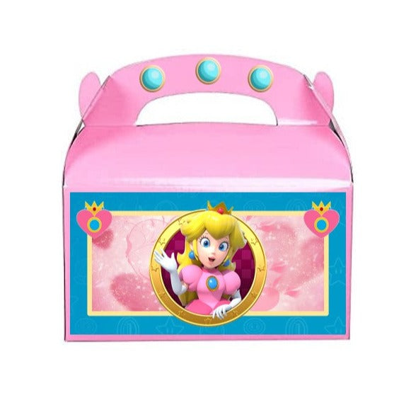 8 Pack Princess Peach Birthday Treat Favor Boxes, Party Supplies ...
