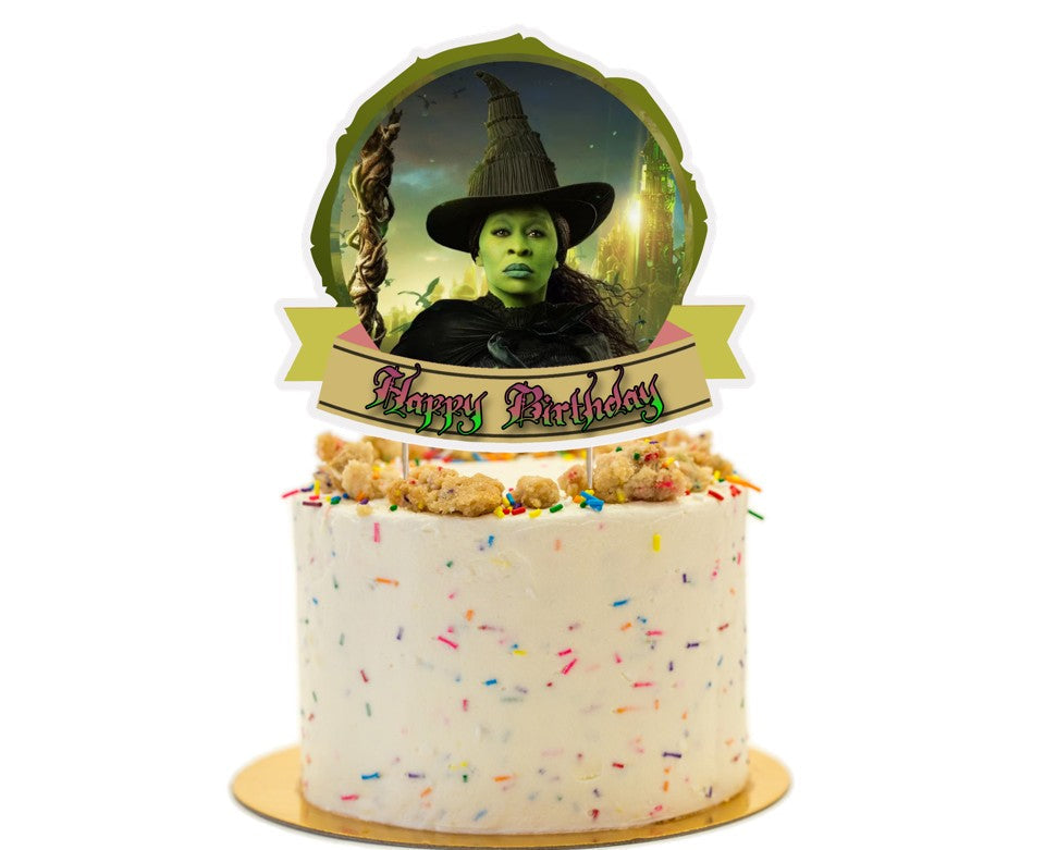 Wicked Elphaba Cake Topper, Made in USA – Party Mania USA