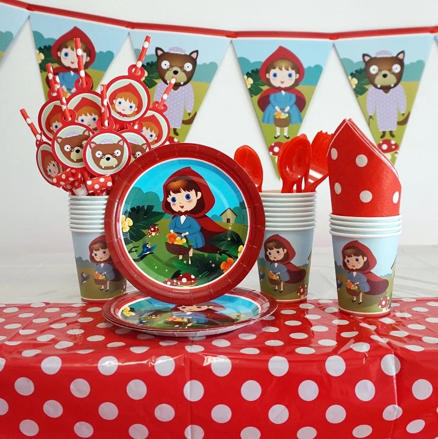 8pc Little Red Riding Hood Party Cups – Party Mania USA