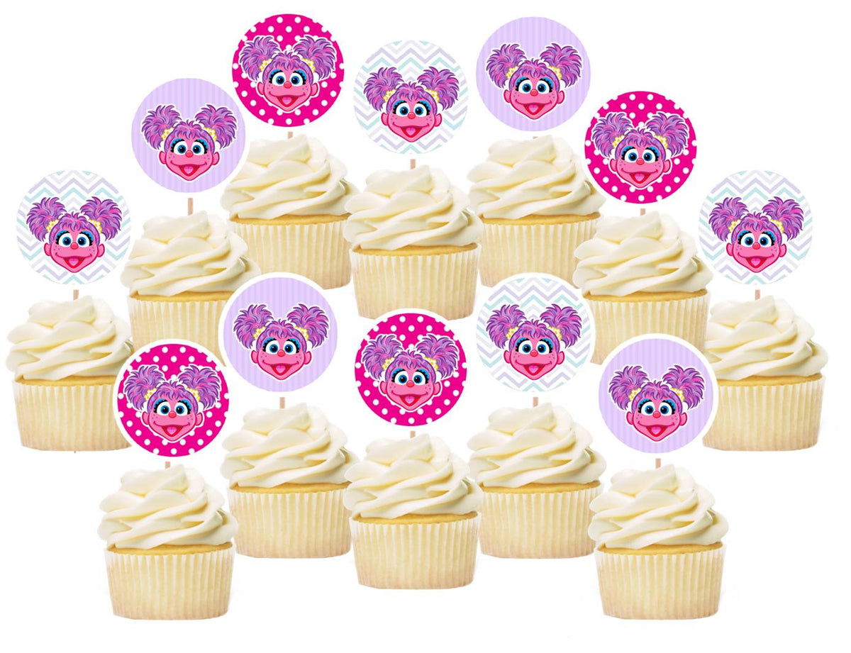 Abby Cadabby Cupcake Toppers 12-48pc, Handmade in the USA – Party Mania USA