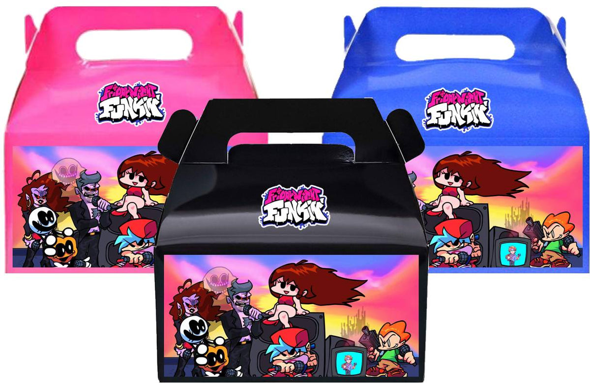 8 Pack Friday Night Funkin Treat Favor Boxes – Party Mania USA