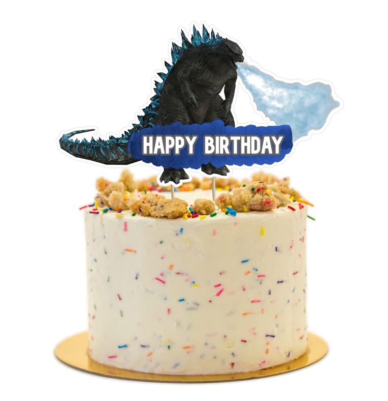 Godzilla Cake Topper, Select Size – Party Mania USA
