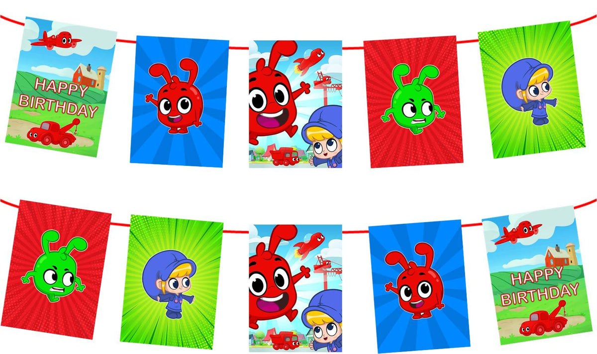 Morphle Birthday Party Banner 7ft, Birthday Party Supplies – Party ...