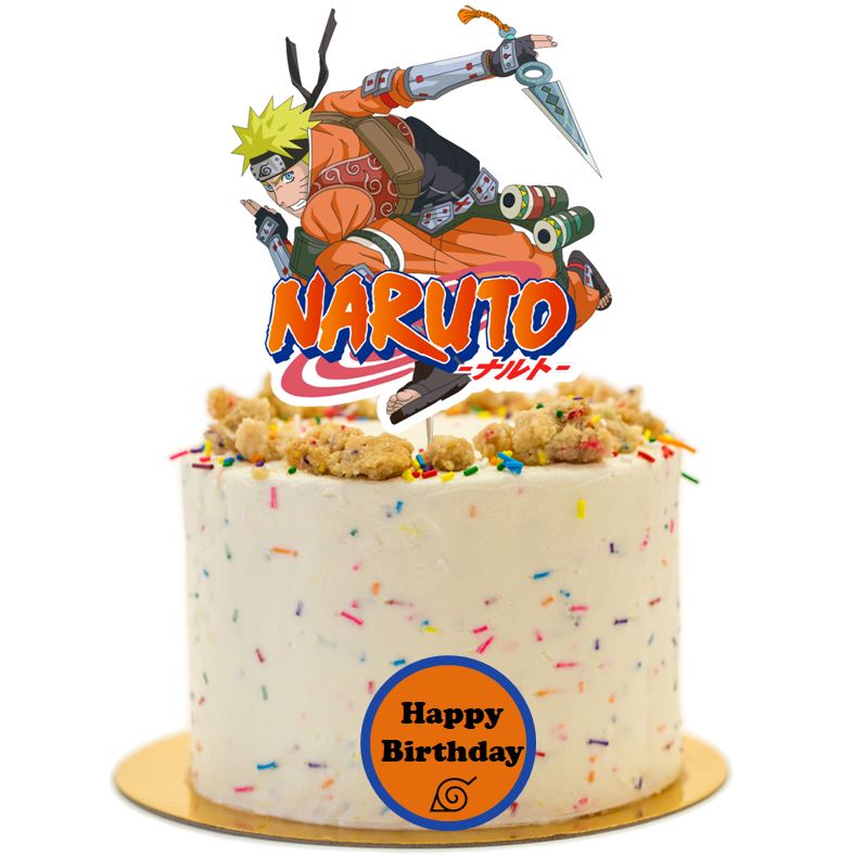 Naruto Cake Topper My First Naruto Cake. : R/Baking