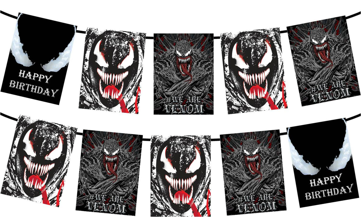 Venom 7ft Party Banner, Birthday Party Supplies Decorations – Party ...